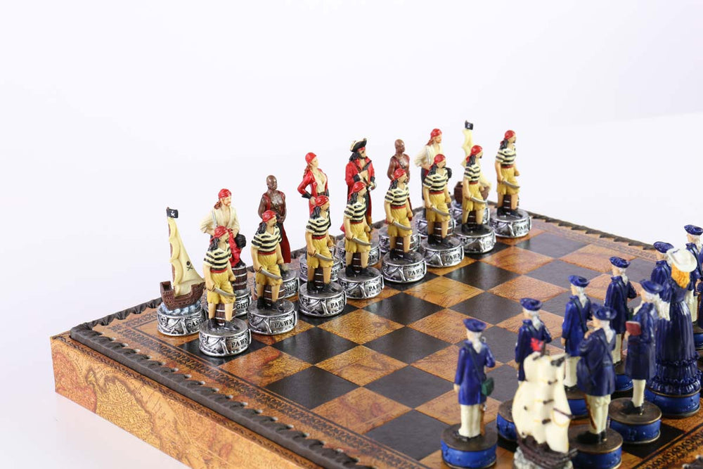 Pirates Chess Set with Storage Board