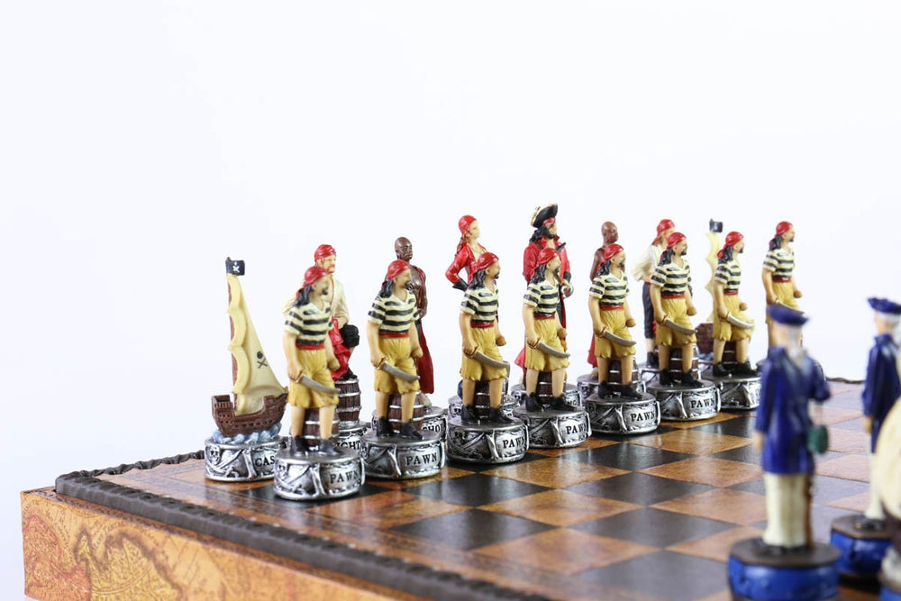 Pirates Chess Set with Storage Board
