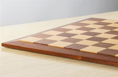 Raised Edge Style 21" Hardwood Player's Chessboard 2.25" Squares JLP,