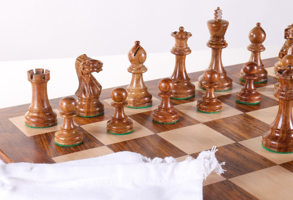 Rustic Cabin Chess Set Combo