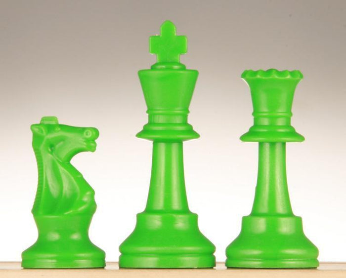 Single Colored Chess Pieces - Club Style
