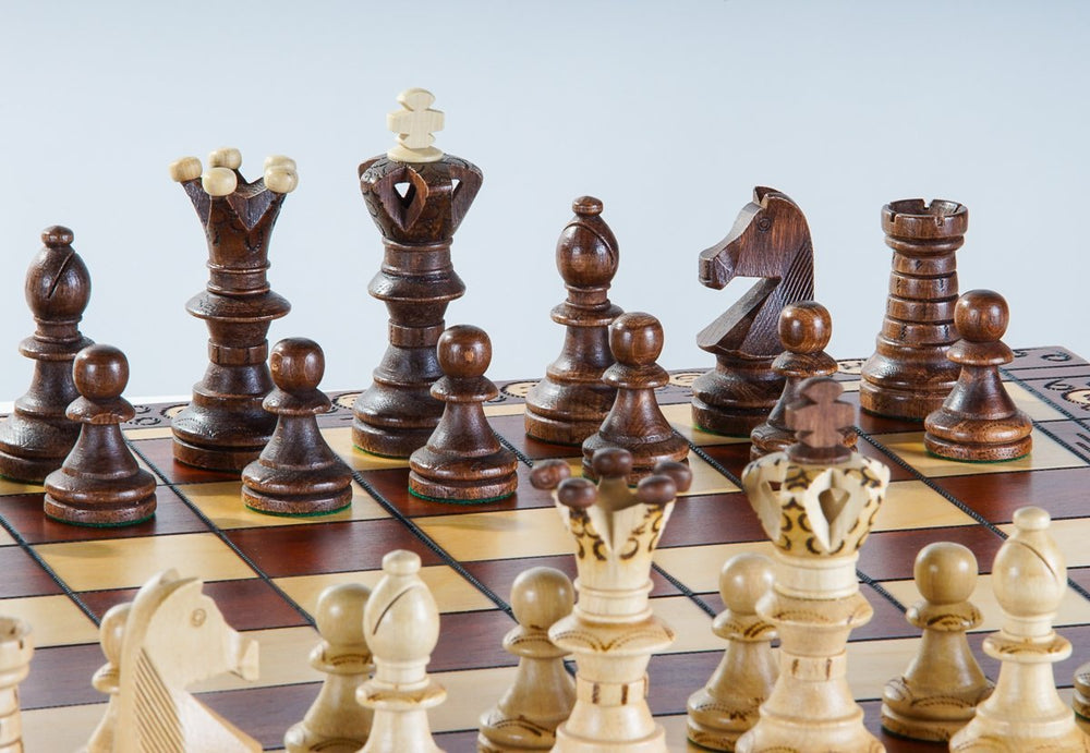 SINGLE REPLACEMENT PIECES: 21" Ambassador Wooden Chess Set