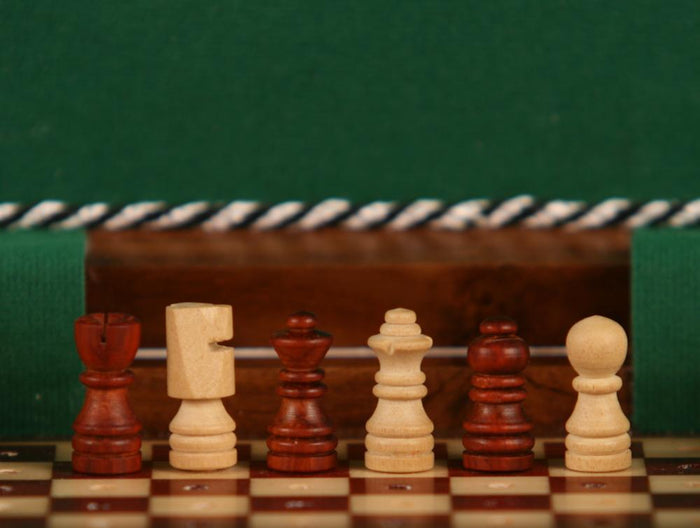 SINGLE REPLACEMENT PIECES: 7" Pegged Wood Travel Chess Set
