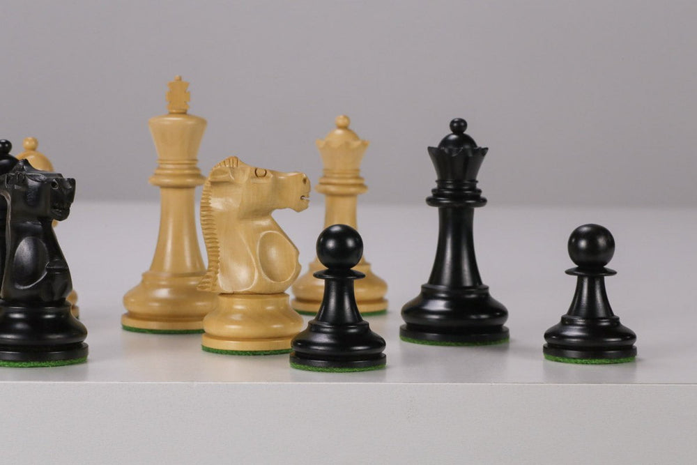 SINGLE REPLACEMENT PIECES: Ebonized Fischer Style Chess Pieces
