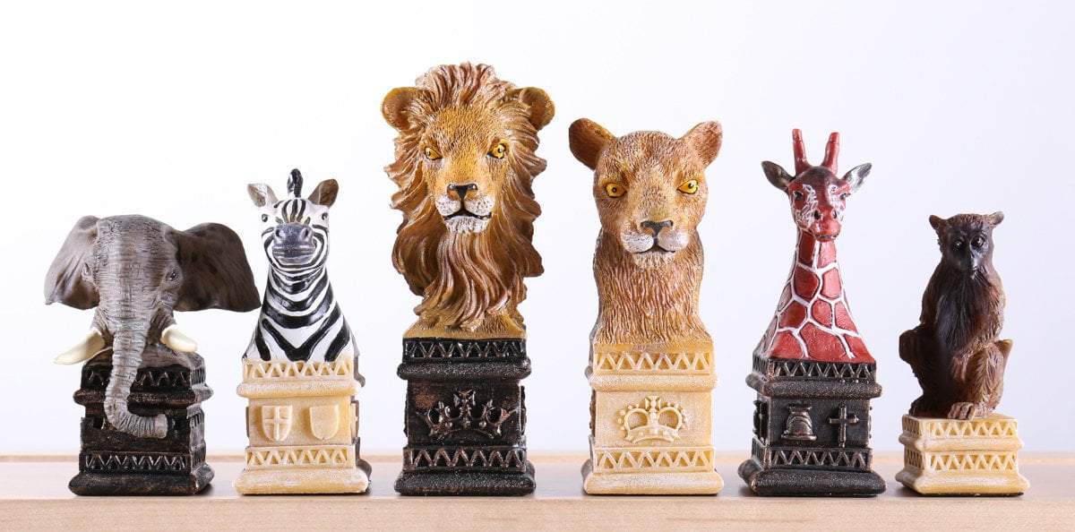 SINGLE REPLACEMENT PIECES: Lion Chess Set