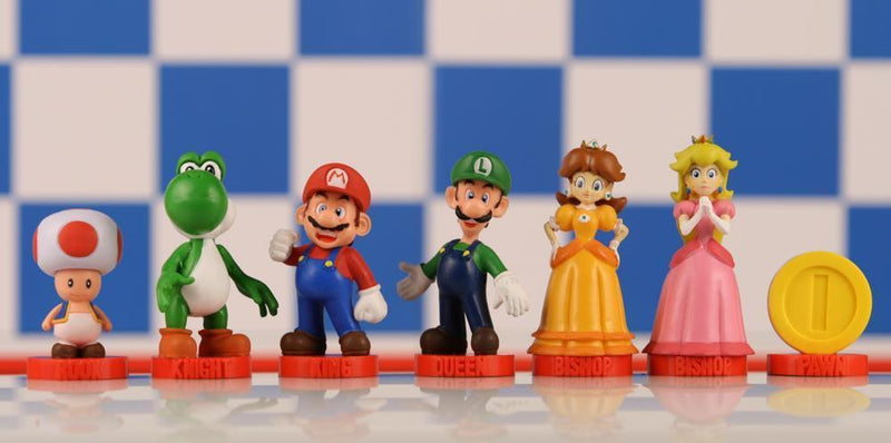 SINGLE REPLACEMENT PIECES: Super Mario Brothers Chess Set