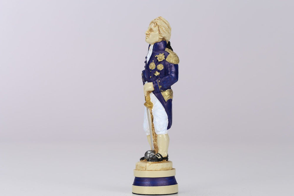 The Battle of Trafalgar Chess Pieces - SAC Hand Decorated