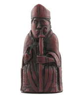The Red Isle of Lewis Antiqued Chessmen