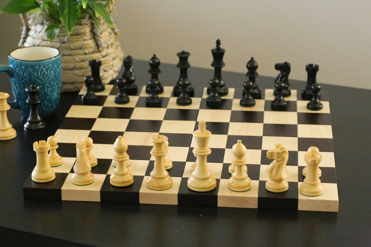 the STACK Chessboard - Tournament Edition in Wenge and Maple