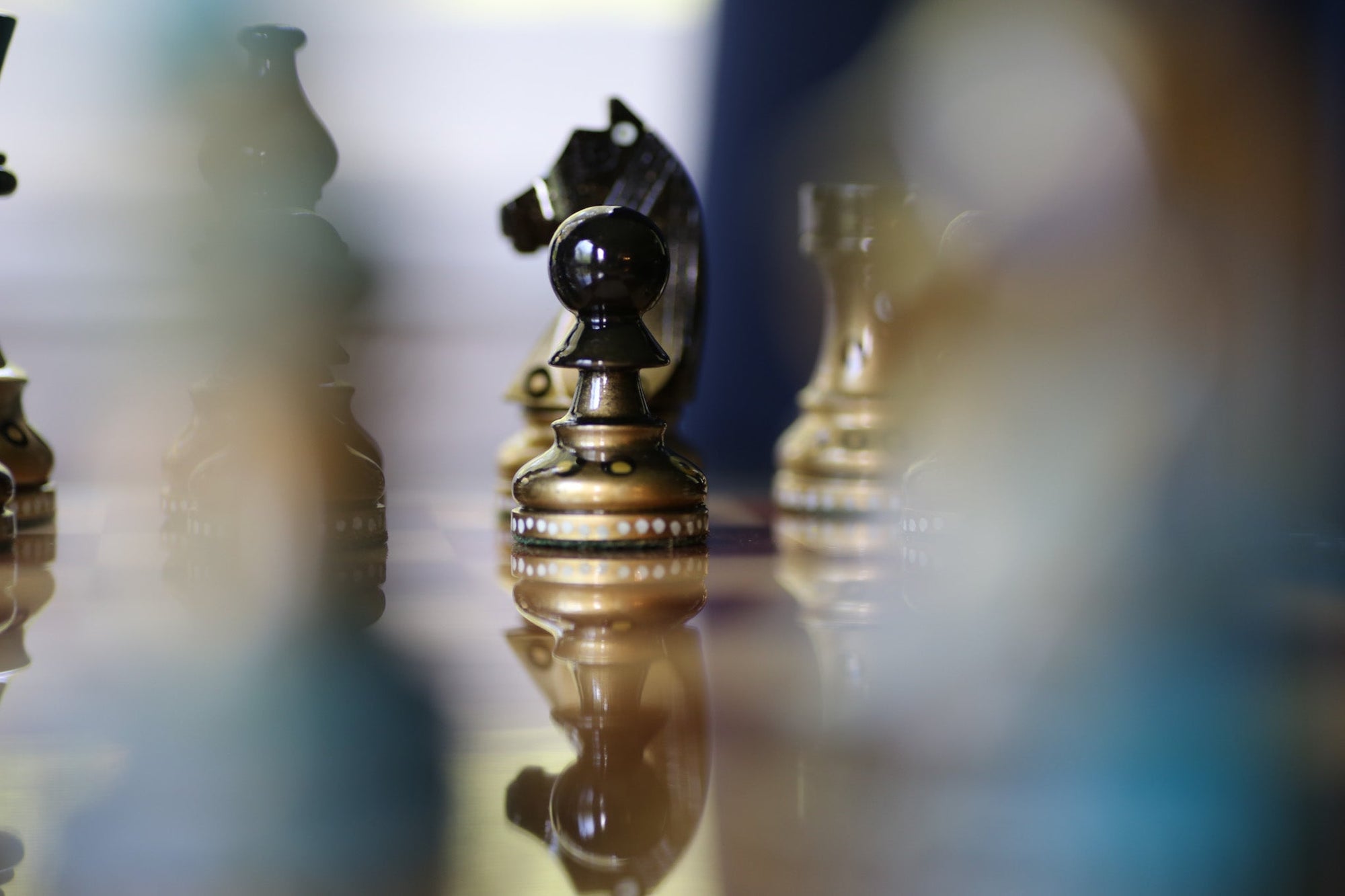 The Stoic - Sydney Gruber Painted Champions Chess Set #4