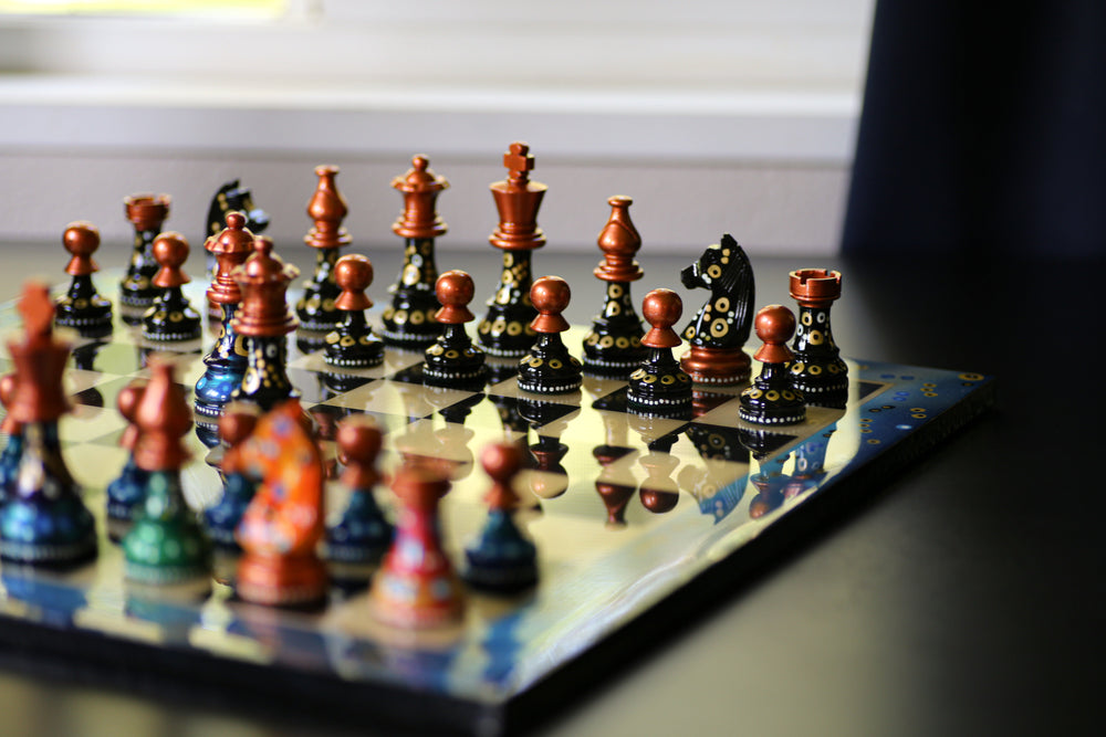 The Visionary - Sydney Gruber Painted Champions Chess Set #6