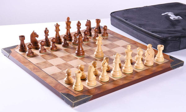 Timeless Chess Pieces on Burl Wood Board – Chess House