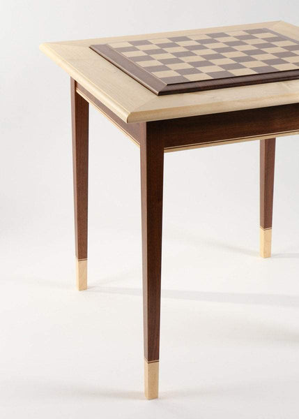 Walnut Maple Premium Hardwood Chess Table – Chess House