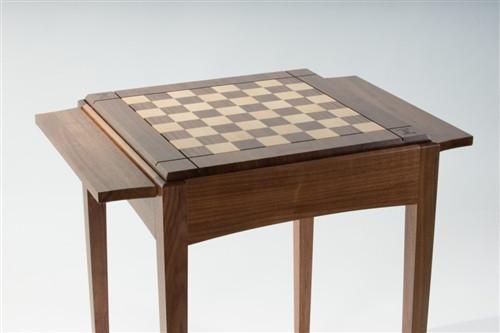 Walnut Player's Chess Table USA – Chess House