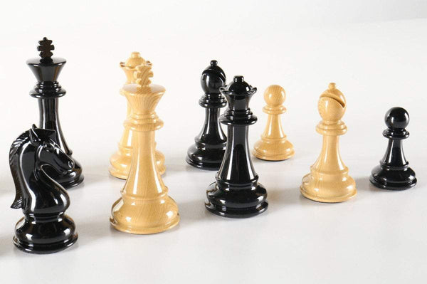 Woodgrain Finish Large Gloss Chessmen – Chess House